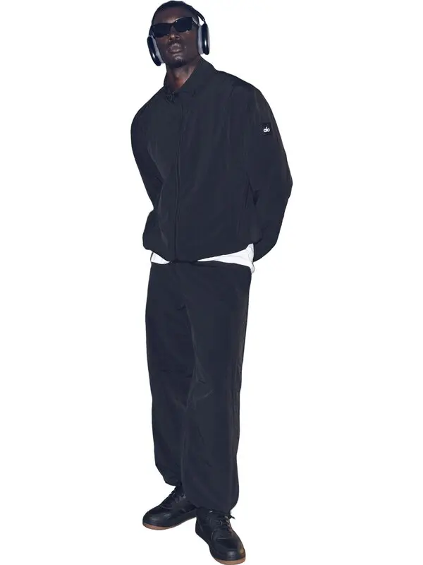 Alo Yoga Takeaway Track Straight Leg Pants - Black