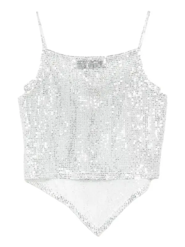 KIMHEKIM Monroe Sequin Embellished Top - Grey