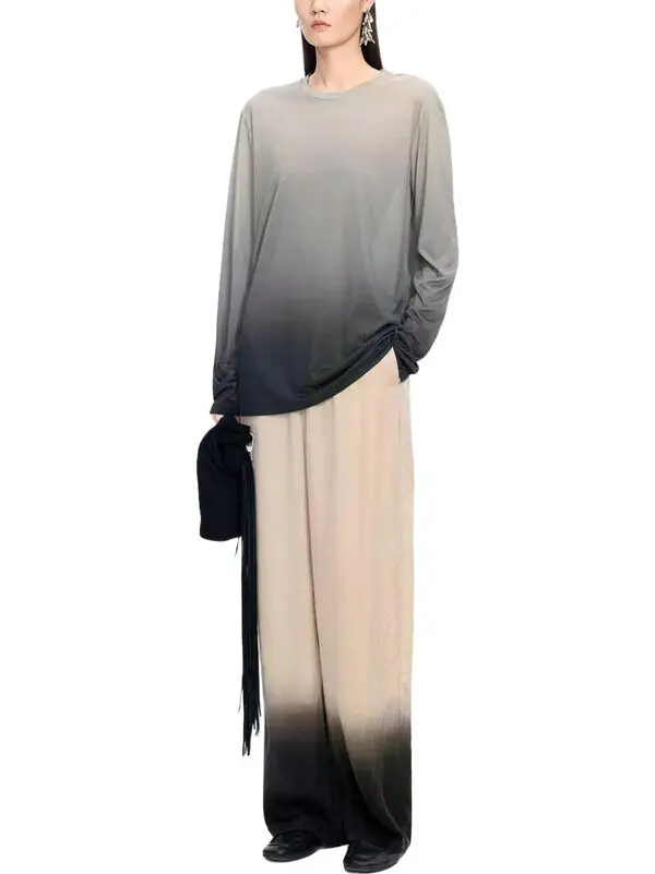 JNBY Gradient Effect Long Sleeve T-shirt - Grey