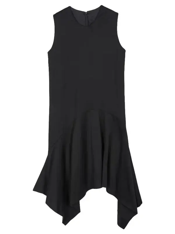 JNBY Asymmetric Sleeveless Dress - Black