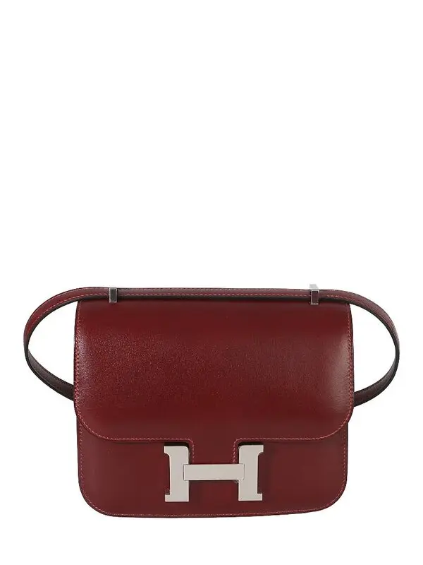 Hermès Constance 18 Leather Handbag - Red