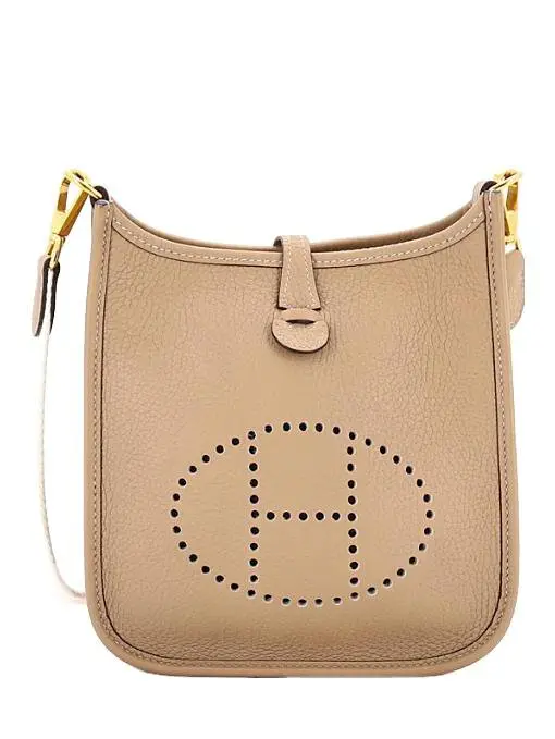 Hermès Tpm Long Strap Evelyne Bag Clemence - Neutral