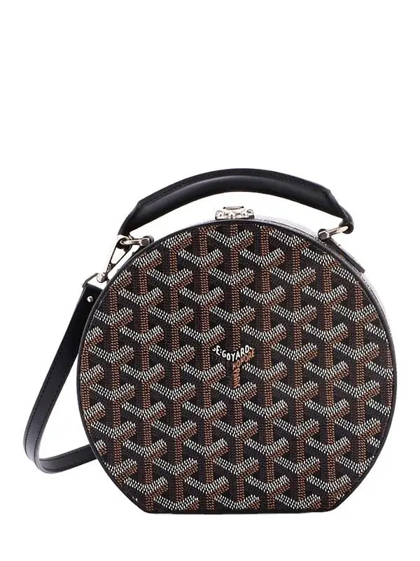Goyard Alto Hatbox Bag Coated Canvas - Black