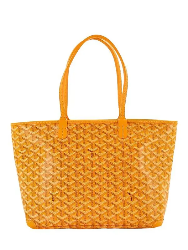 Goyard Pm Artois Tote Coated Canvas - Yellow