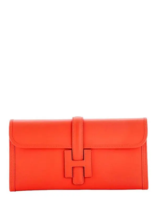 Hermès 29 Jige Elan Clutch Swift - Orange