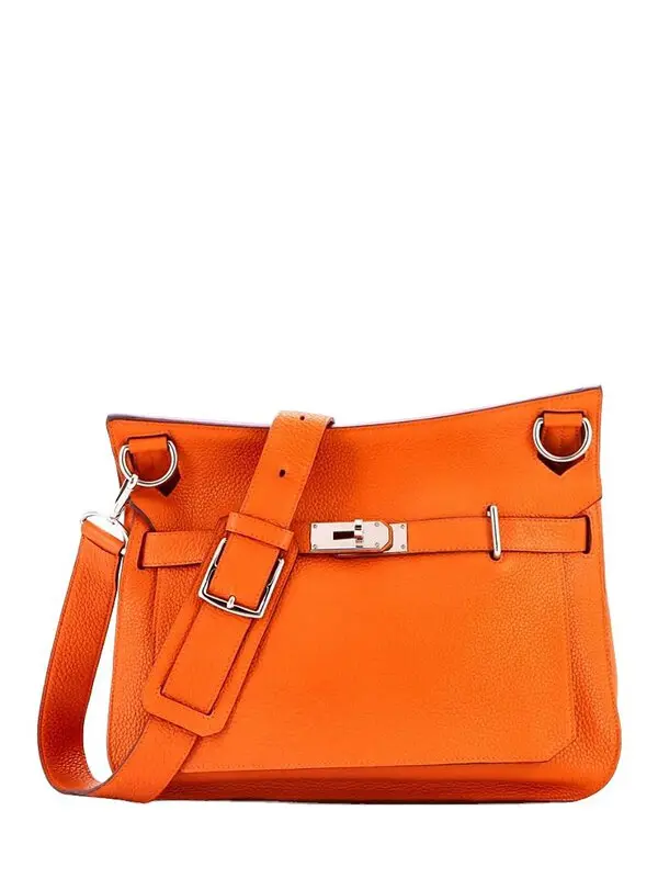 Hermès 34 Jypsiere Bag Clemence - Orange