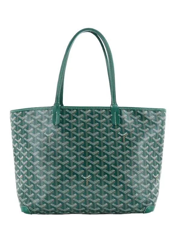Goyard Pm Artois Tote Coated Canvas - Green