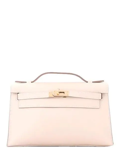 Hermès Kelly Pochette Swift - Neutral