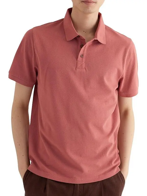 SEASALT CORNWALL Balefire Polo Shirt - Rose Dew