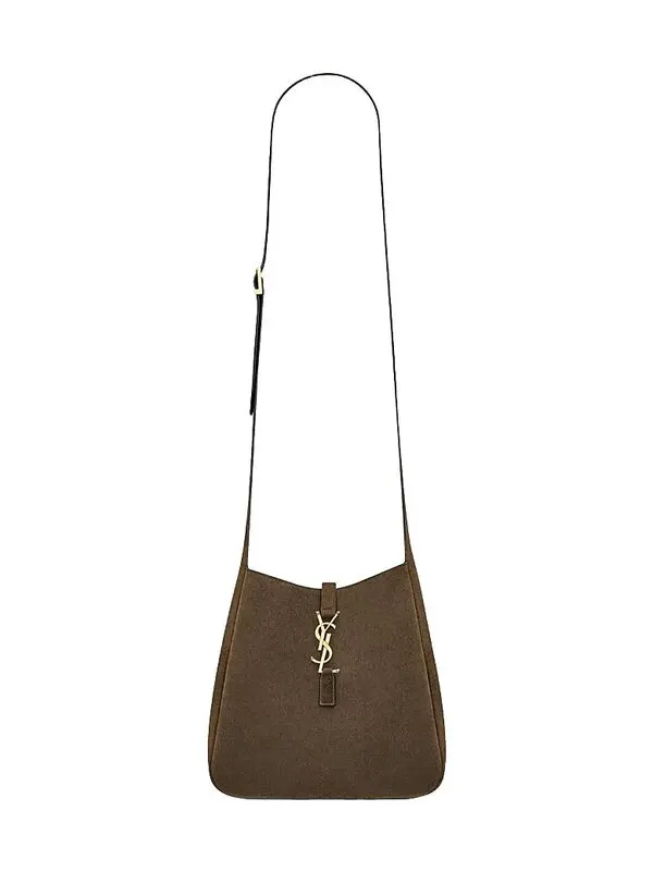 Saint Laurent Le 5 Aa 7 Supple Crossbody Bag - Light Musk