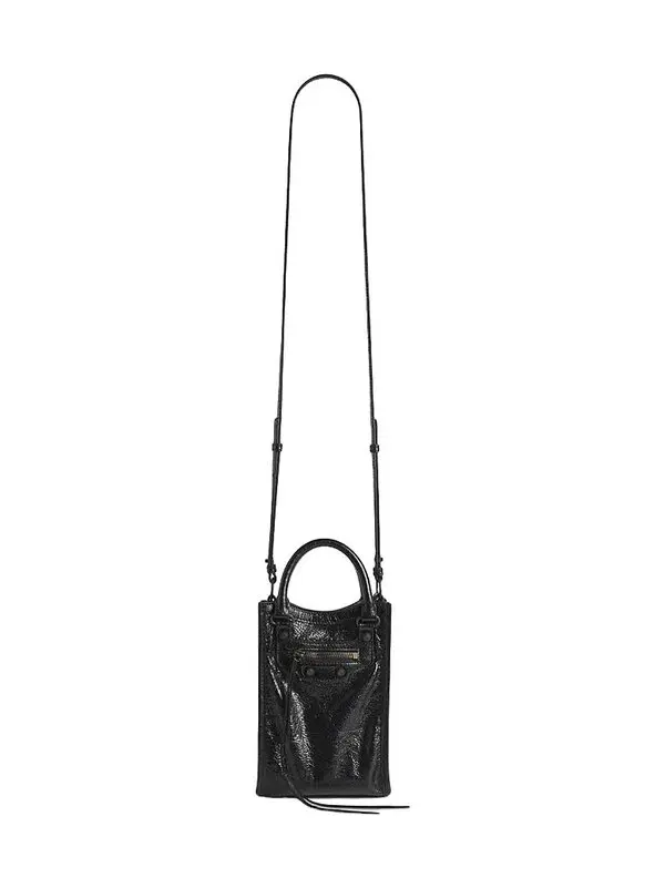 Balenciaga Le City Tote Phone Holder - Black