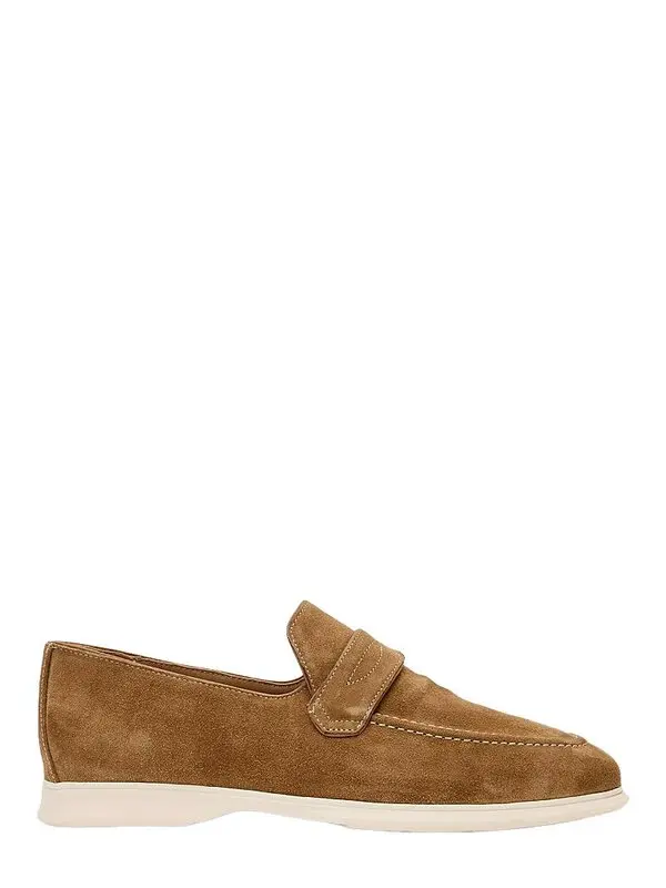 John Varvatos Thompson Penny Loafers - Clay Brown