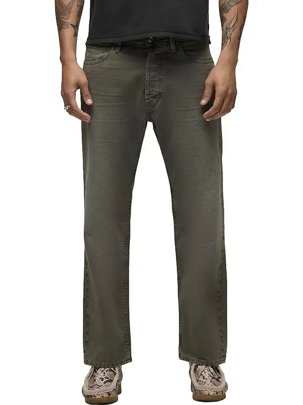 Hudson Jeans Rylan Relaxed Straight Fit Jeans - Distress Army