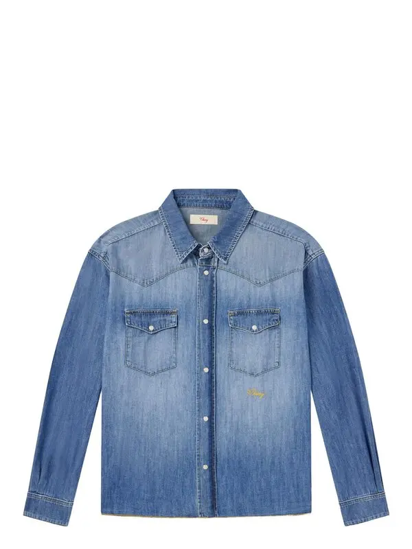 CHERRY LOS ANGELES Denim Shirt - Blue