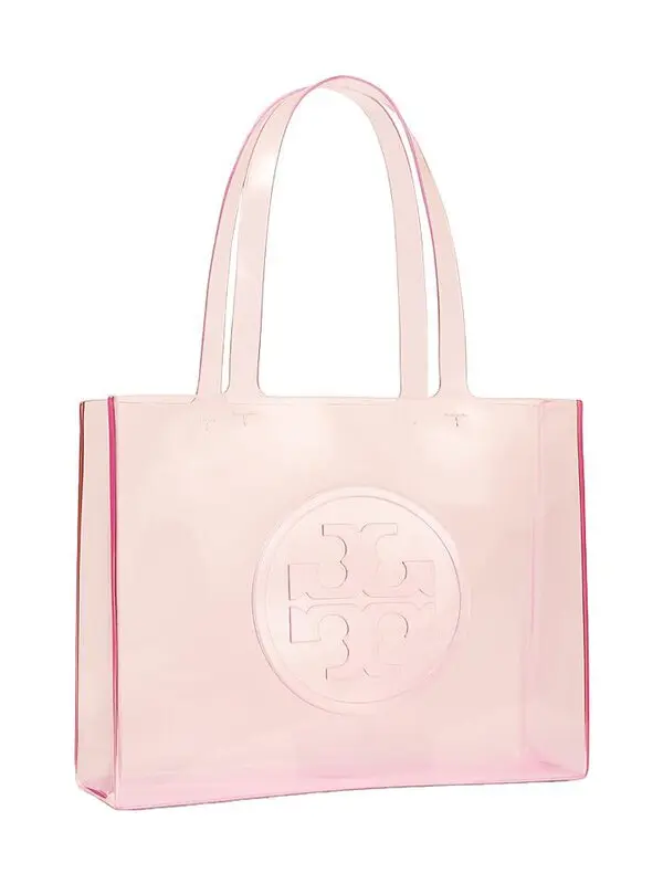 Tory Burch Ella Small Clear Tote - Flamingo Pink