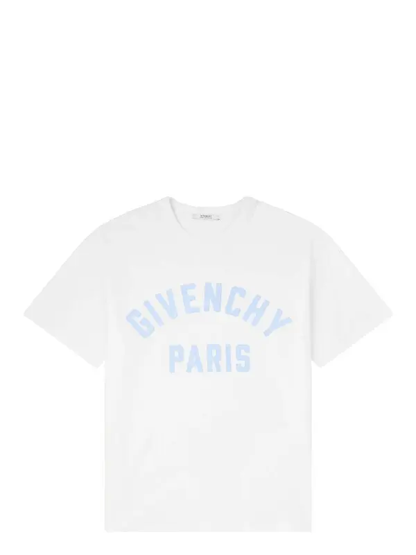 Givenchy Logo-embroidered Cotton-jersey T-shirt - White