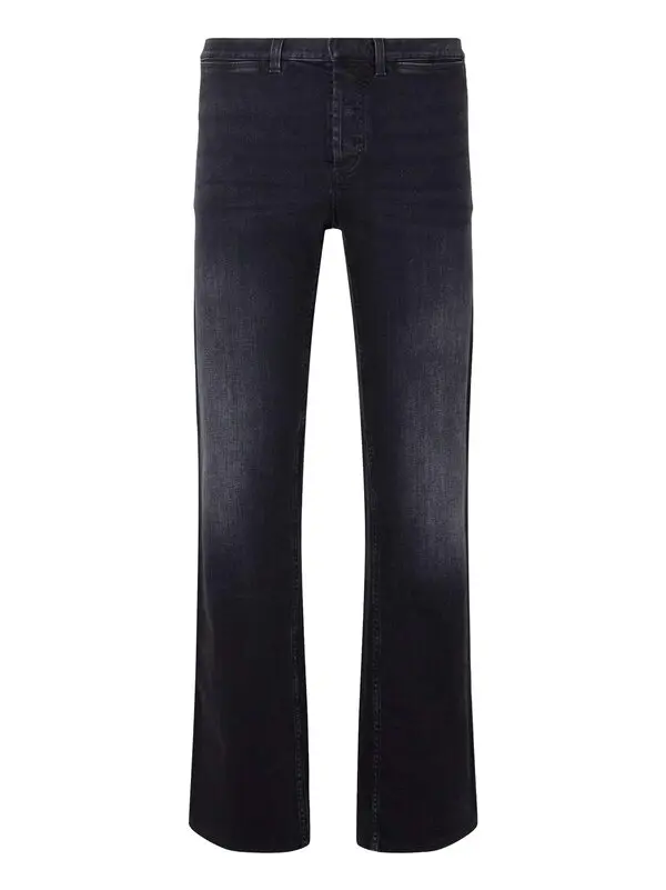 Gucci Wide-leg Striped Cotton-blend Trousers - Black