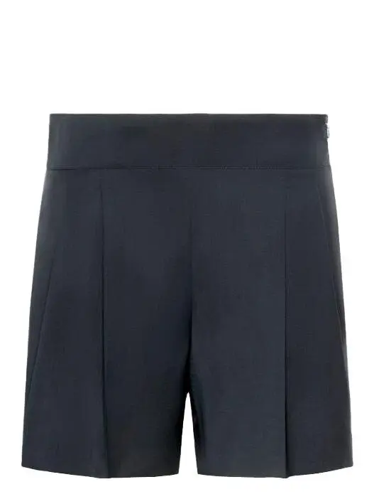 Max Mara Tailored Wool Shorts - Ultramarine