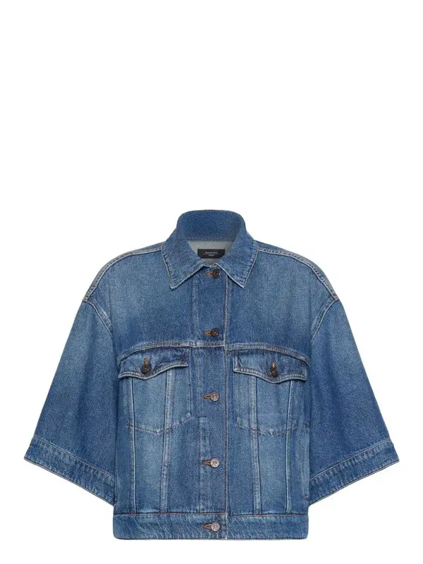 Max Mara Cotton Denim Jacket - Navy