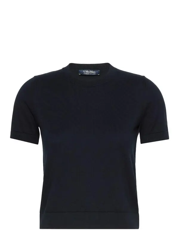 Max Mara Cashmere, Cotton, And Silk Blend Jumper - Ultramarine