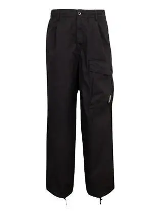 C.P. COMPANY Microreps Boxy Cargo Lens Pant - Black