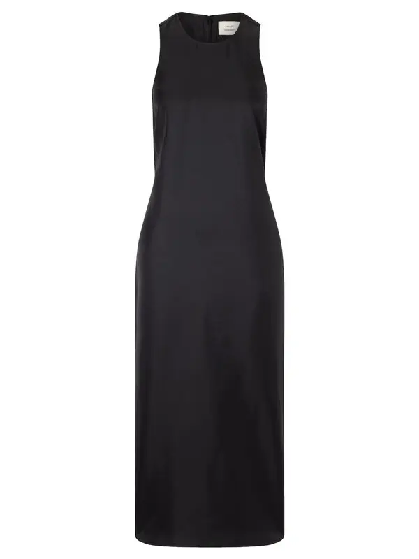 Loulou De Saison Paloma Silk-twill Maxi Dress - Pink