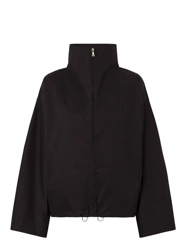 Nour Hammour François Oversized Cotton-blend Jacket - Black