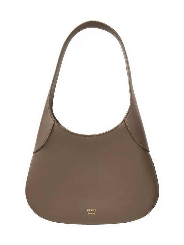 Khaite Joan Small Leather Shoulder Bag - Brown