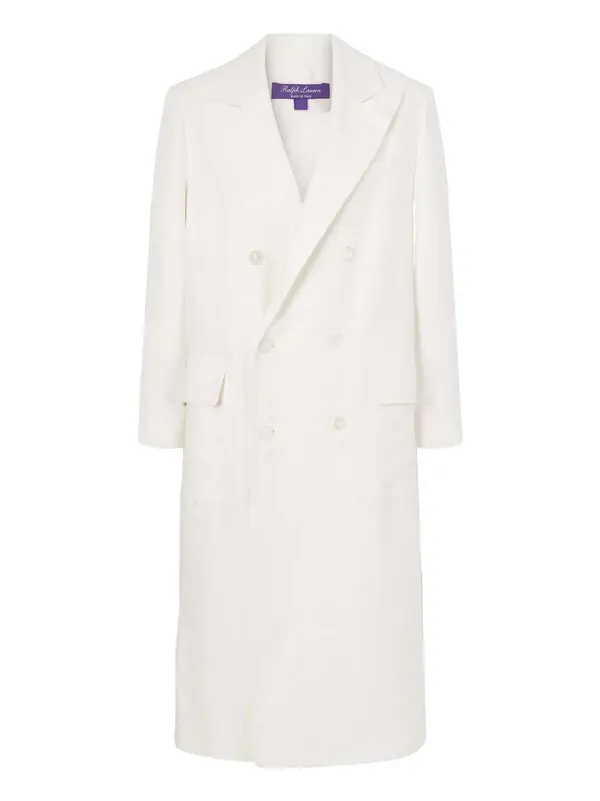 Ralph Lauren Taylan Linen Coat - Cream