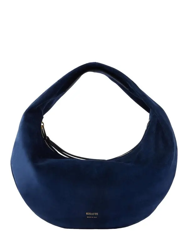 Khaite Olivia Mini Suede Shoulder Bag - Blue