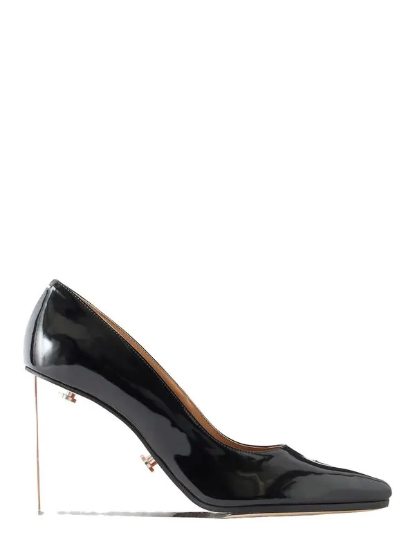 MAISON MARGIELA Tabi Claw Leather Wedge Pumps - Black