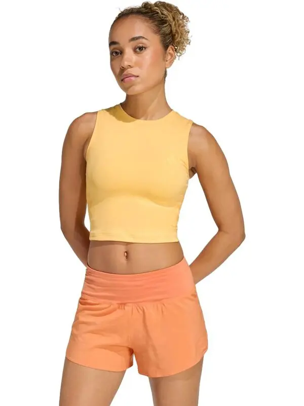 Adidas Adi365 Iconic Running Crop Tank - Semi Ice Tangerine
