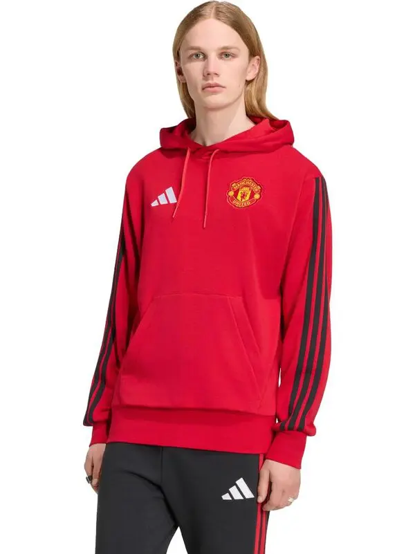 Adidas Manchester United Dna Hoodie - Mufc Red