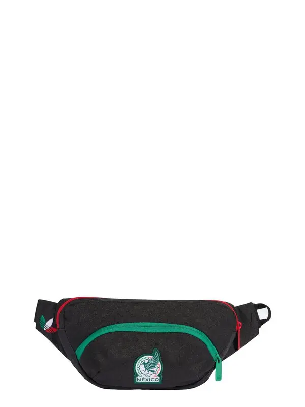 Adidas Mexico 26 Waist Bag - Black / Bold Green / Better Scarlet