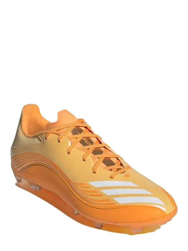 Adidas F50 League Firm Ground/multi Ground Soccer Cleats - Ice Tangerine / Gold Metallic / Pure Tangerine
