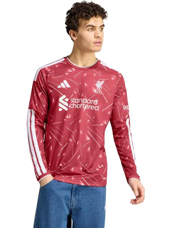 Adidas Liverpool Fc 26/27 Home Long Sleeve Jersey - Active Maroon