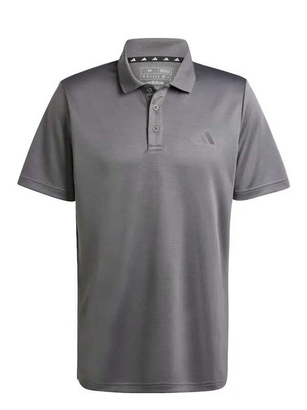 Adidas Train Essentials Training Polo Shirt - Grey Five