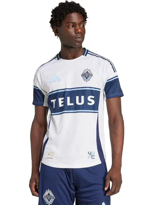 Adidas Vancouver Whitecaps Fc 25/26 Authentic Home Jersey - White