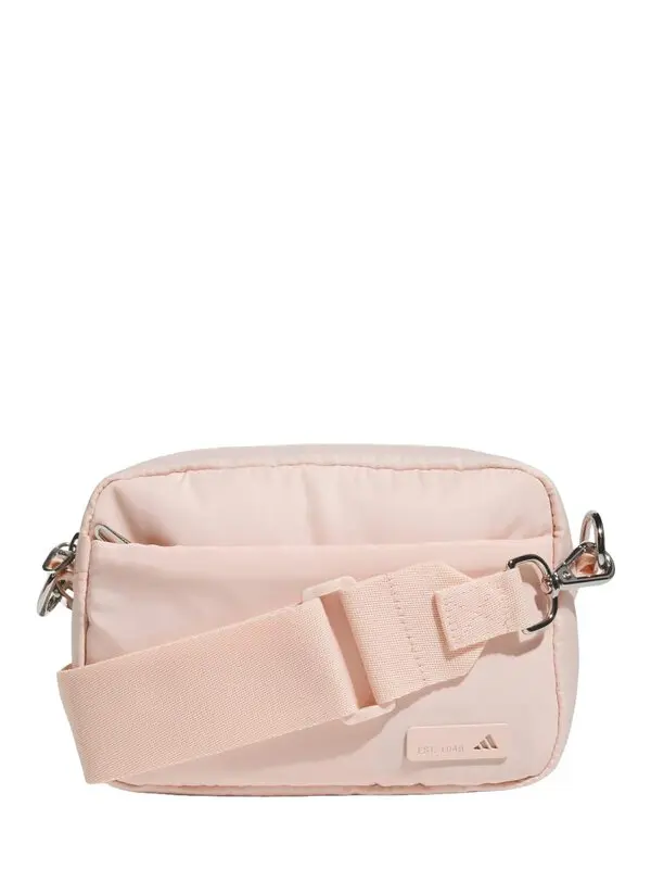 Adidas Crossbody Bag With Adjustable Strap - Blush Pink / Silver Metallic