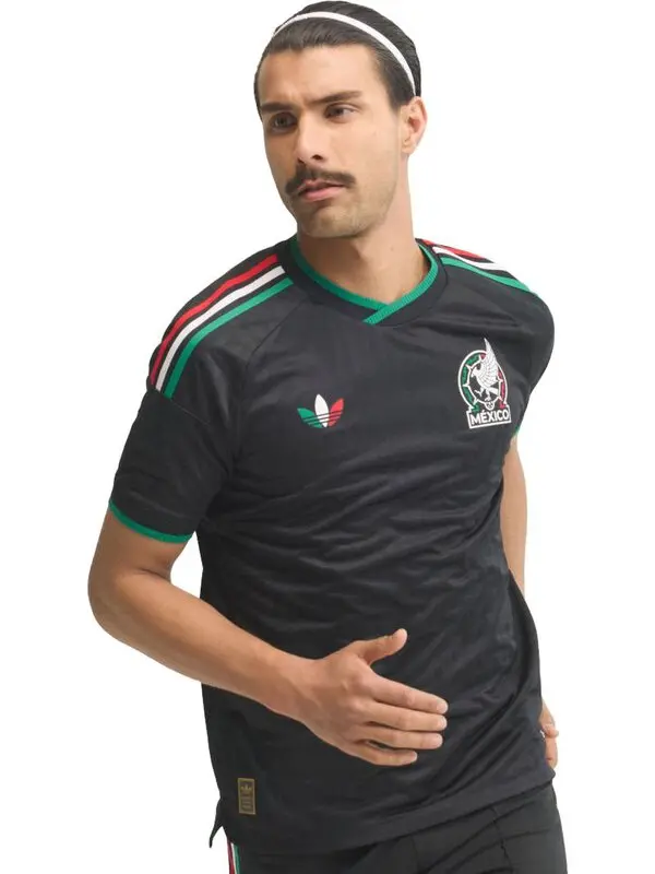 Adidas Mexico 26 Third Authentic Jersey - Black