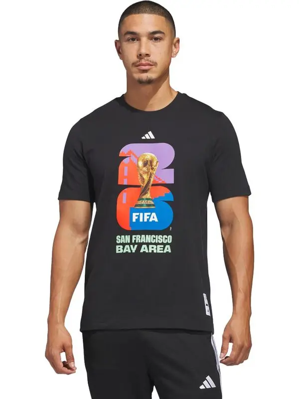 Adidas Fifa World Cup 26™ Host City San Francisco Bay Area Graphic T-shirt - Black
