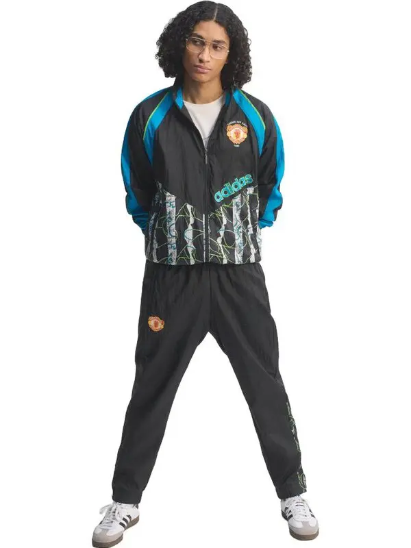 Adidas Manchester United Woven Jacket - Black
