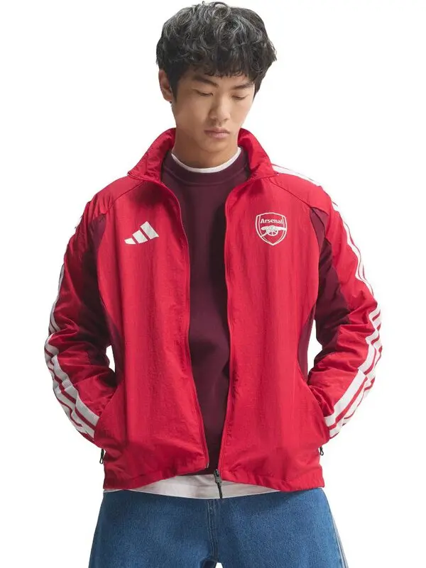 Adidas Arsenal Fc Home Anthem Track Jacket - Better Scarlet / Team Coll Burgundy 2