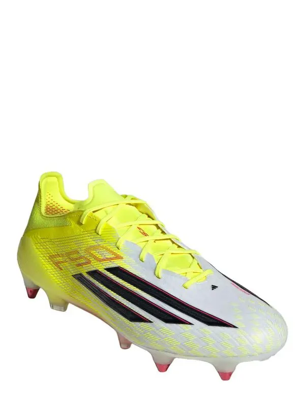 Adidas F50 Elite Soft Ground Soccer Cleats - Team Solar Yellow 2 / Core Black / Lucid Red