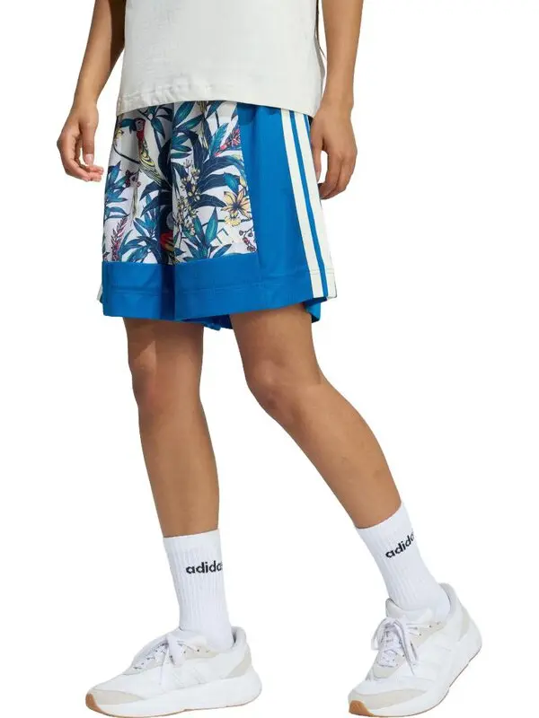Adidas X Farm Rio Premium Shorts - Dark Marine / Talc / St Fade Gold