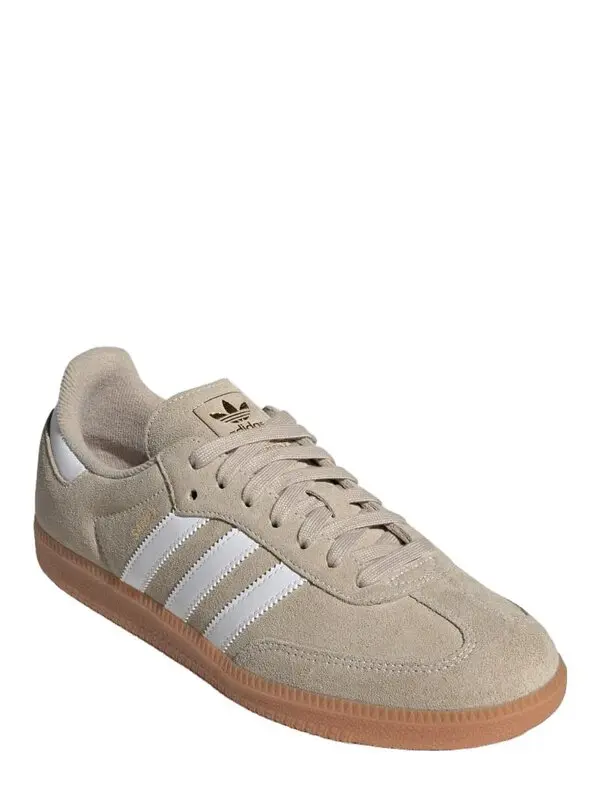 Adidas Samba Og Shoes - Khaki Three / Cloud White / Gum