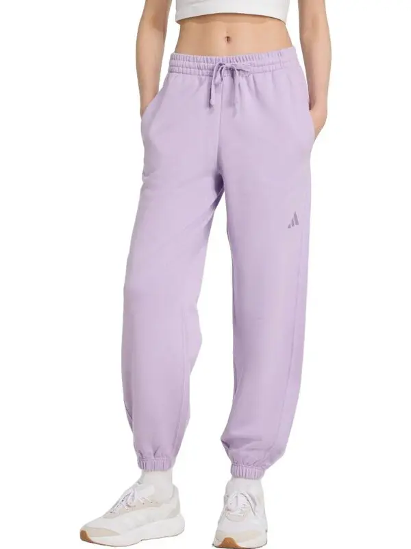 Adidas All Szn French Terry Loose Pants - Powder Plum
