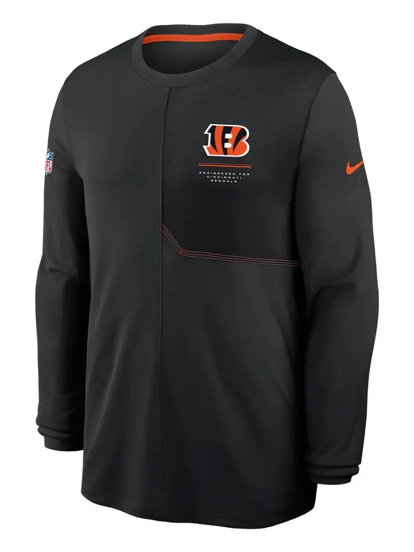 Nike Cincinnati Bengals Long-sleeve Performance Top - Black
