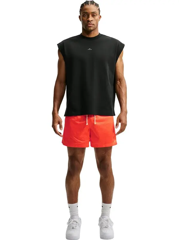 Nike Standard Issue 5" Practice Mesh Basketball Shorts - Orange