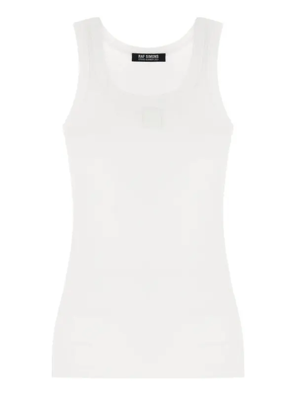 Raf Simons Ribbed Tank Top - Multicolor